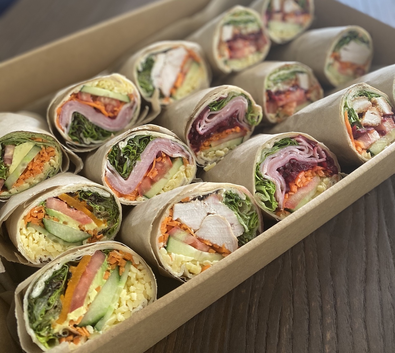 SANDWICHES /WRAPS / SLIDERS PLATTERS - The Bakers Pantry Noosa